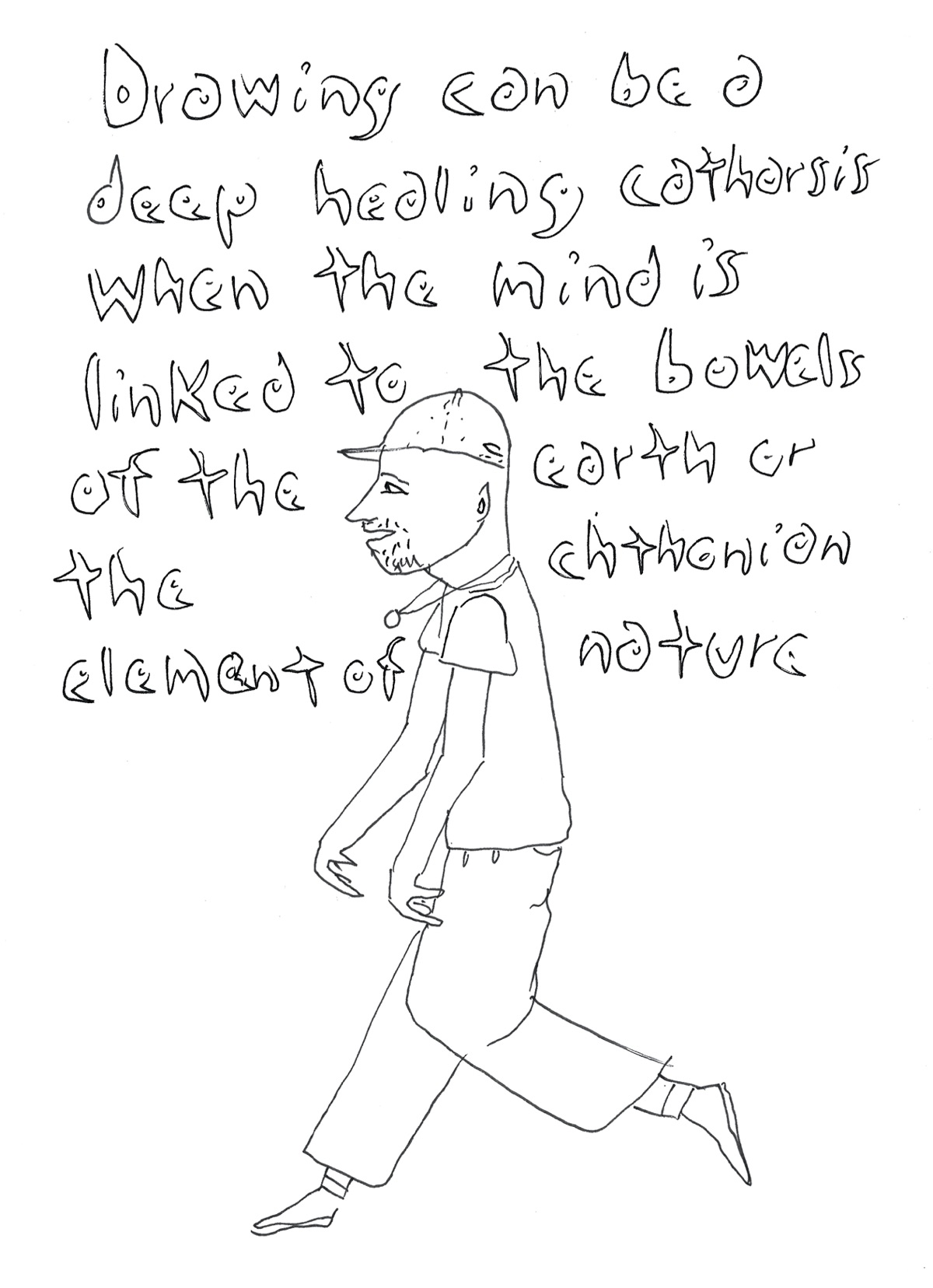 The Chthonian Element in Nature Drawings – Luke Foster